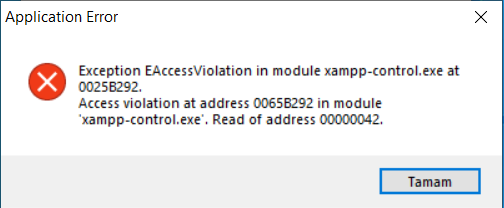 Xampp Error: Cannot create file xampp-control.ini hatasi || Okan Düzgün